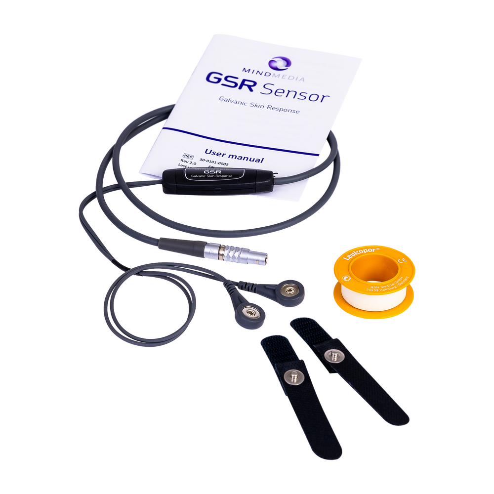 Skin Conductance (GSR) Sensor – Mind Media Group